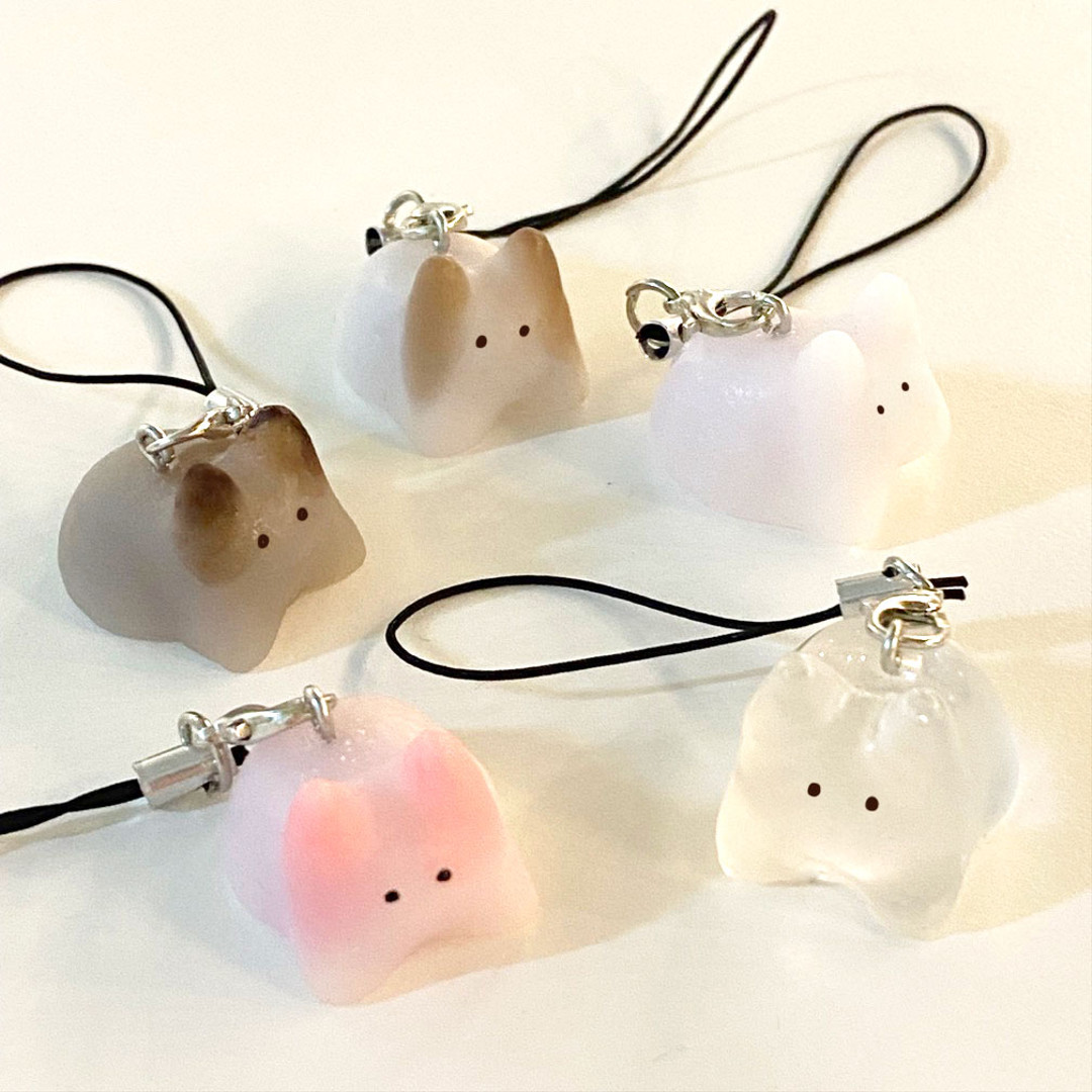 pudding cat keyring | idus