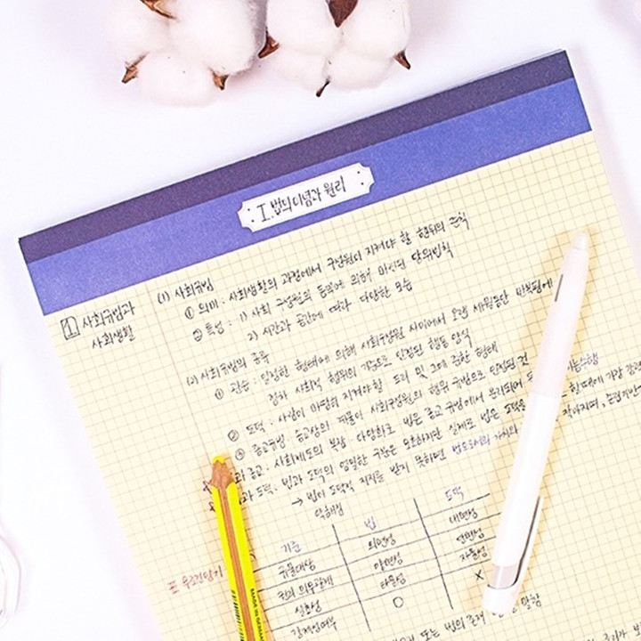 B5 A4 모눈 대떡메 옥스포드 격자 노트 2type | 아이디어스