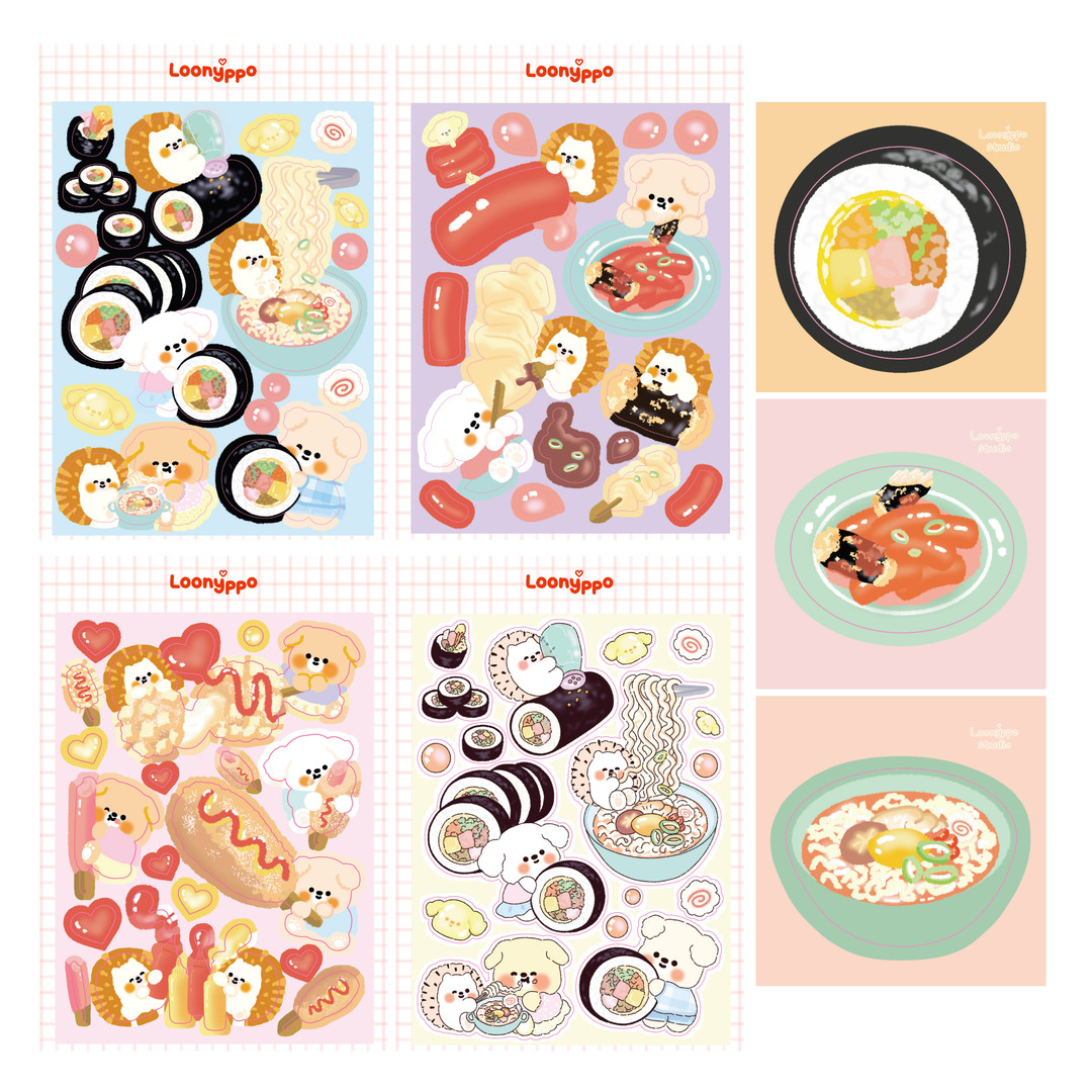 Snacks sticker pack | idus