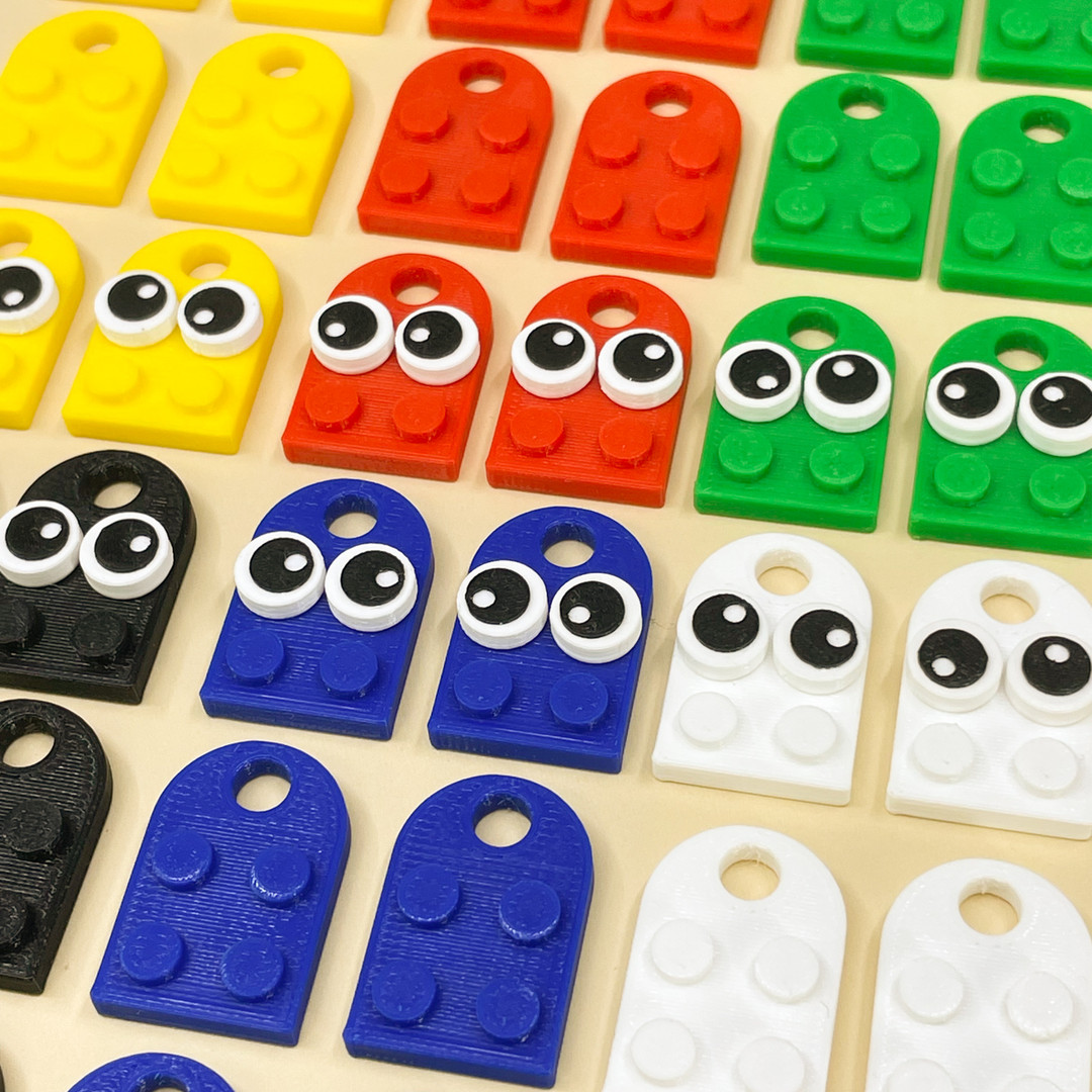 LEGO eyes Jibbitz and keyring
