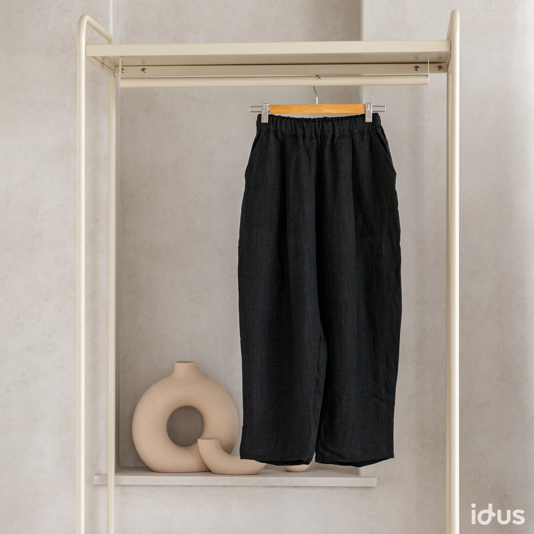 (comfortable trousers)Linen pants/pot pants
