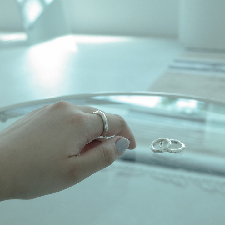 실버925 · basic rough ring | 아이디어스