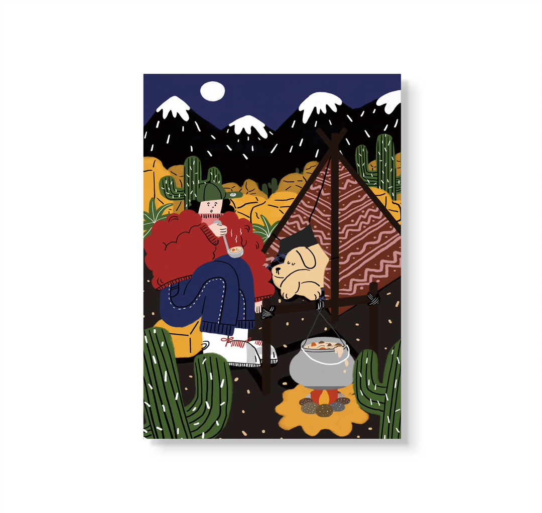 Interior Poster_Camp(SIZE-A2&) | idus