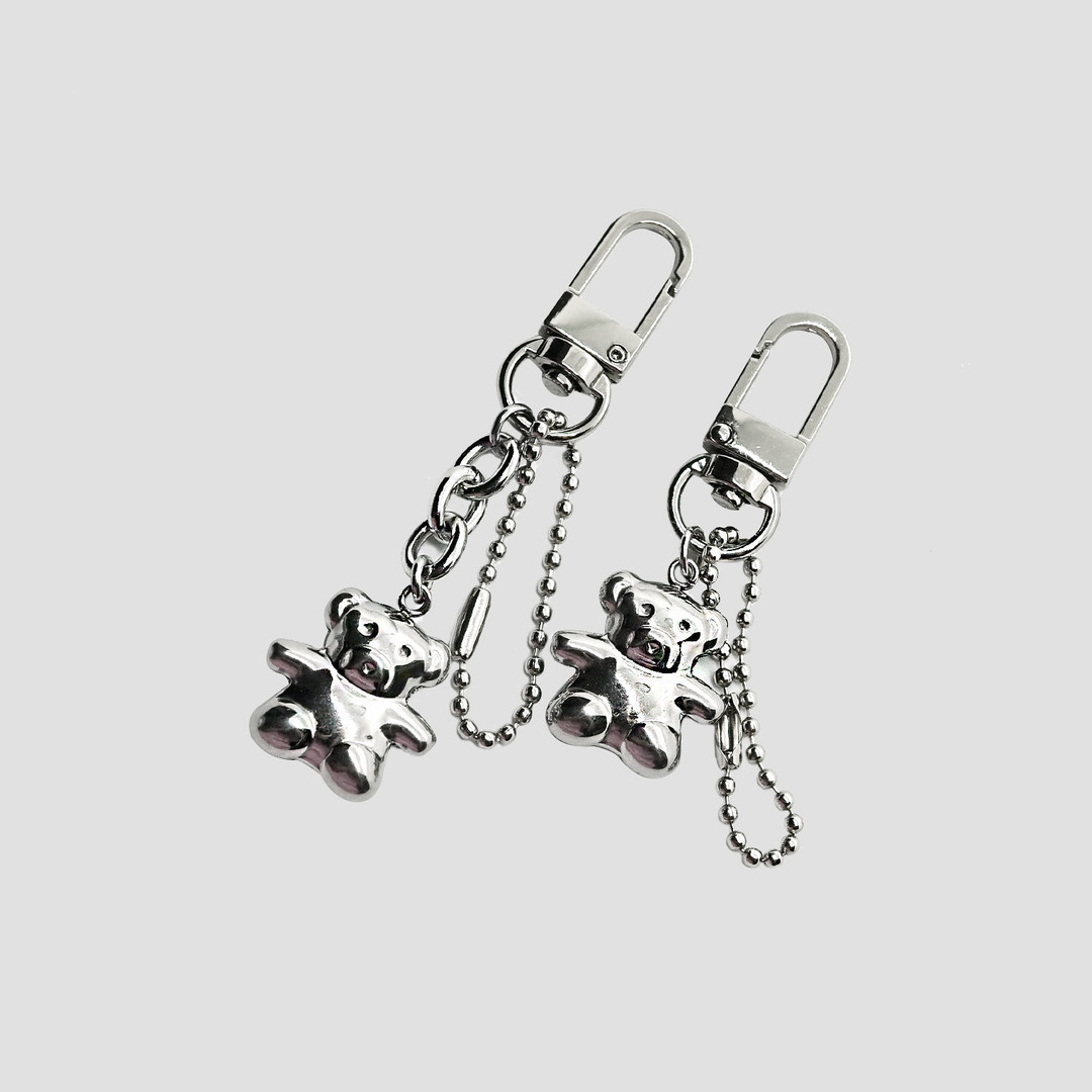 i’m a silver bear key ring / Airpods_keyring | idus