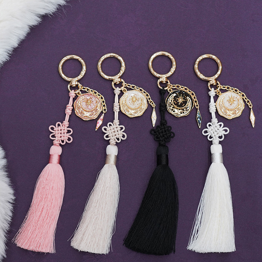[Hanboklife] A shadow of the moon/norigae Keyring, Korean traditional ...