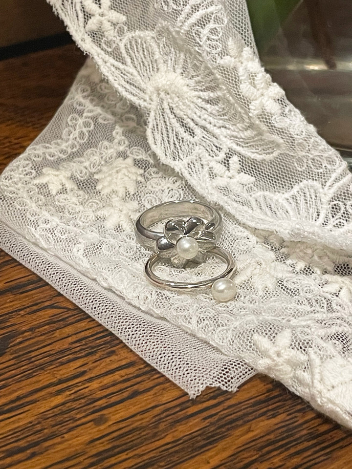 [925silve] daily ring 담수진주반지 | 아이디어스