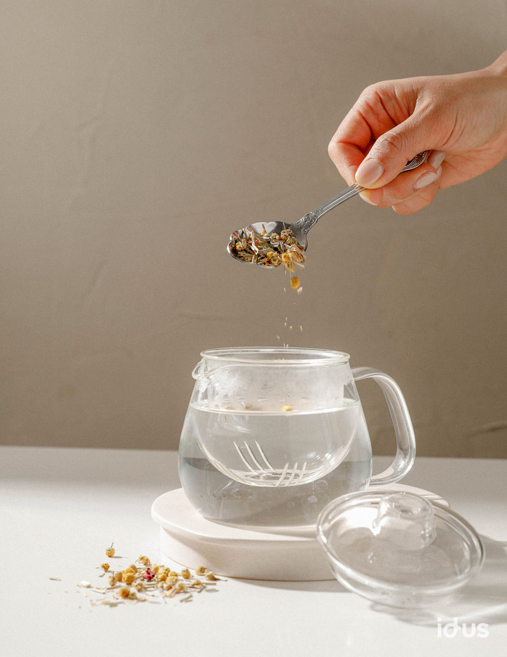 심신안정🌼캐모마일블렌드🌻무카페인허브티(티백/잎차) | 아이디어스