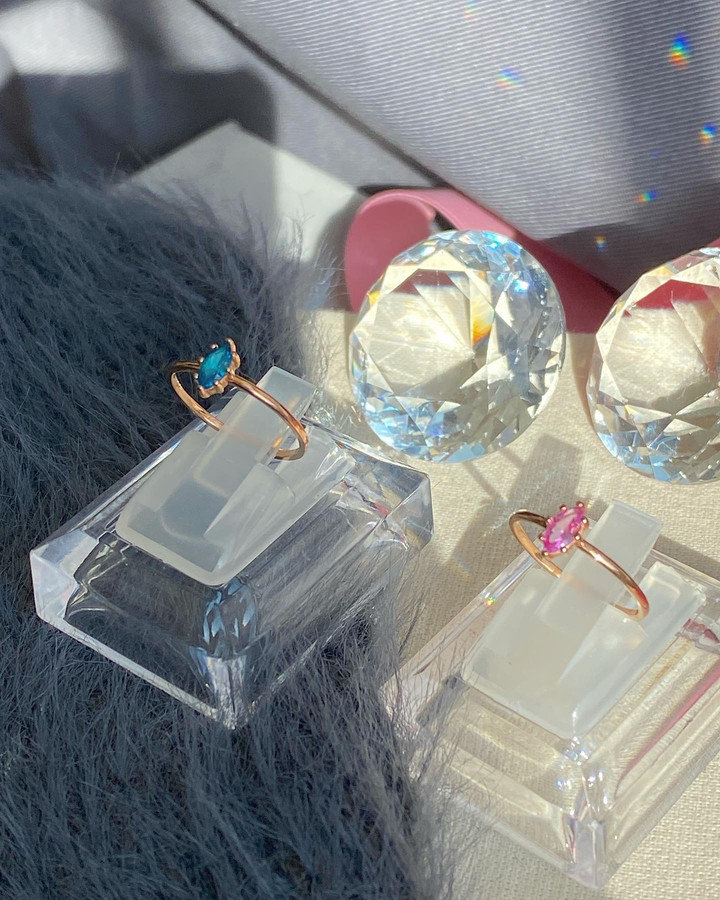 당일배송 [2color] 925실버 엘사 타원반지 | 아이디어스