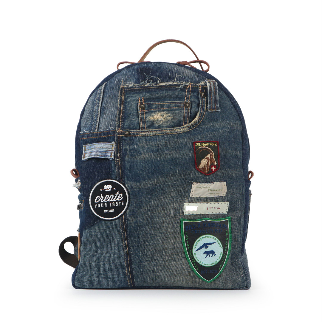 Upcycled Denim Backpack #51 | idus
