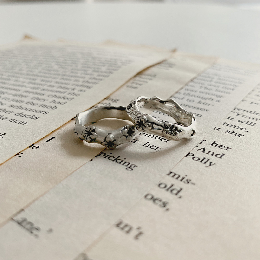 [Silver Ring] Floret Wave Ring | idus