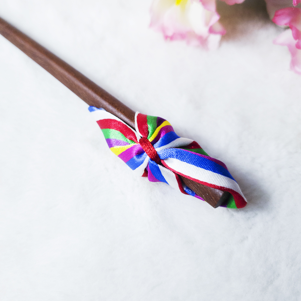 wooden binyeo/korean traditional hairpin/hanbok hairpin/saekdong ...