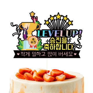️승진 케이크토퍼 167-레벨업 | 아이디어스