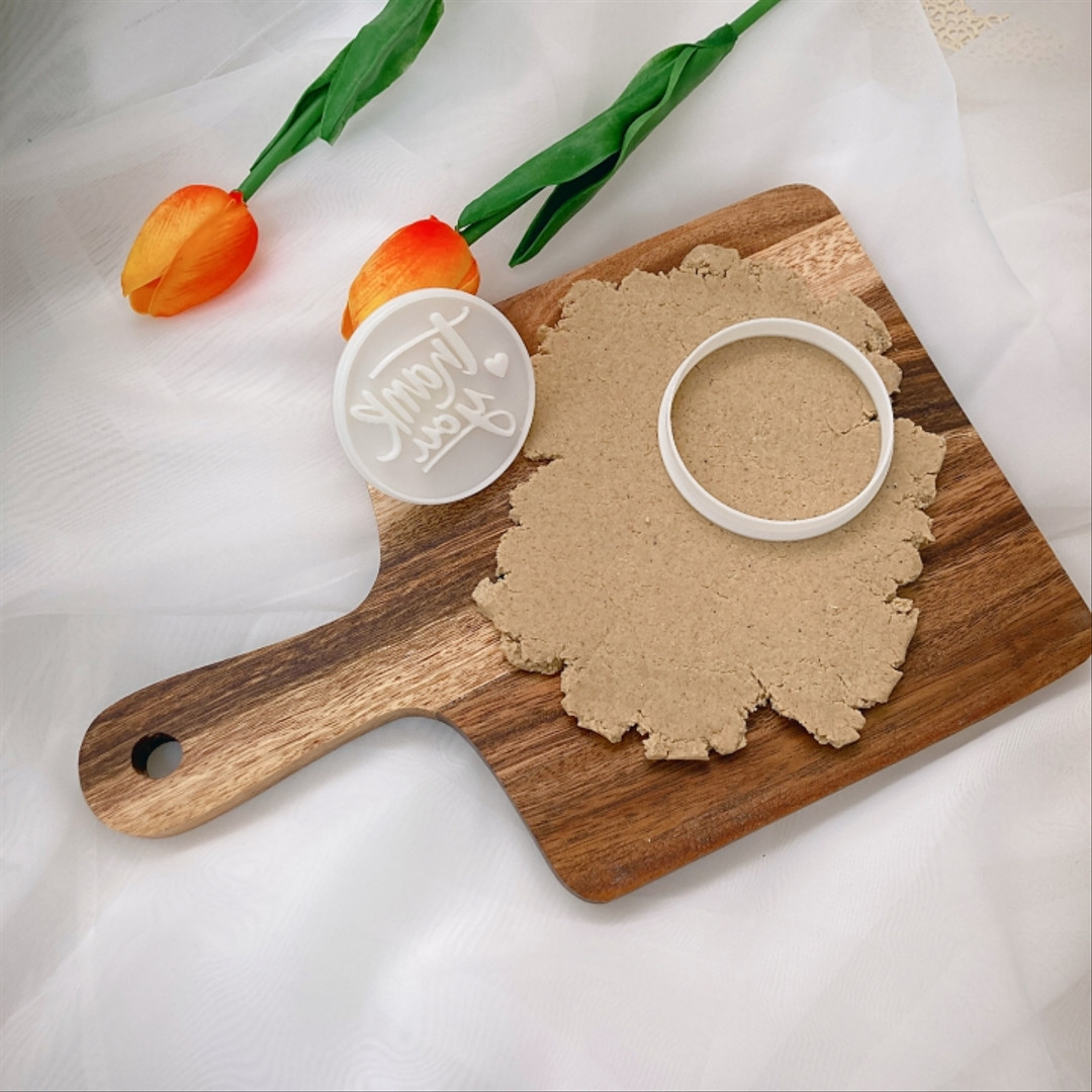 Thank you Round Cookie Cutter / First Birthday Wedding Return Cookie ...