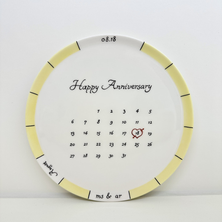 [Re:plate/기념일달력접시] 결혼선물, 이벤트선물 | 아이디어스