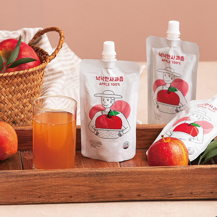 넉넉한 스파우트 사과즙 100ml x 20포 | 아이디어스