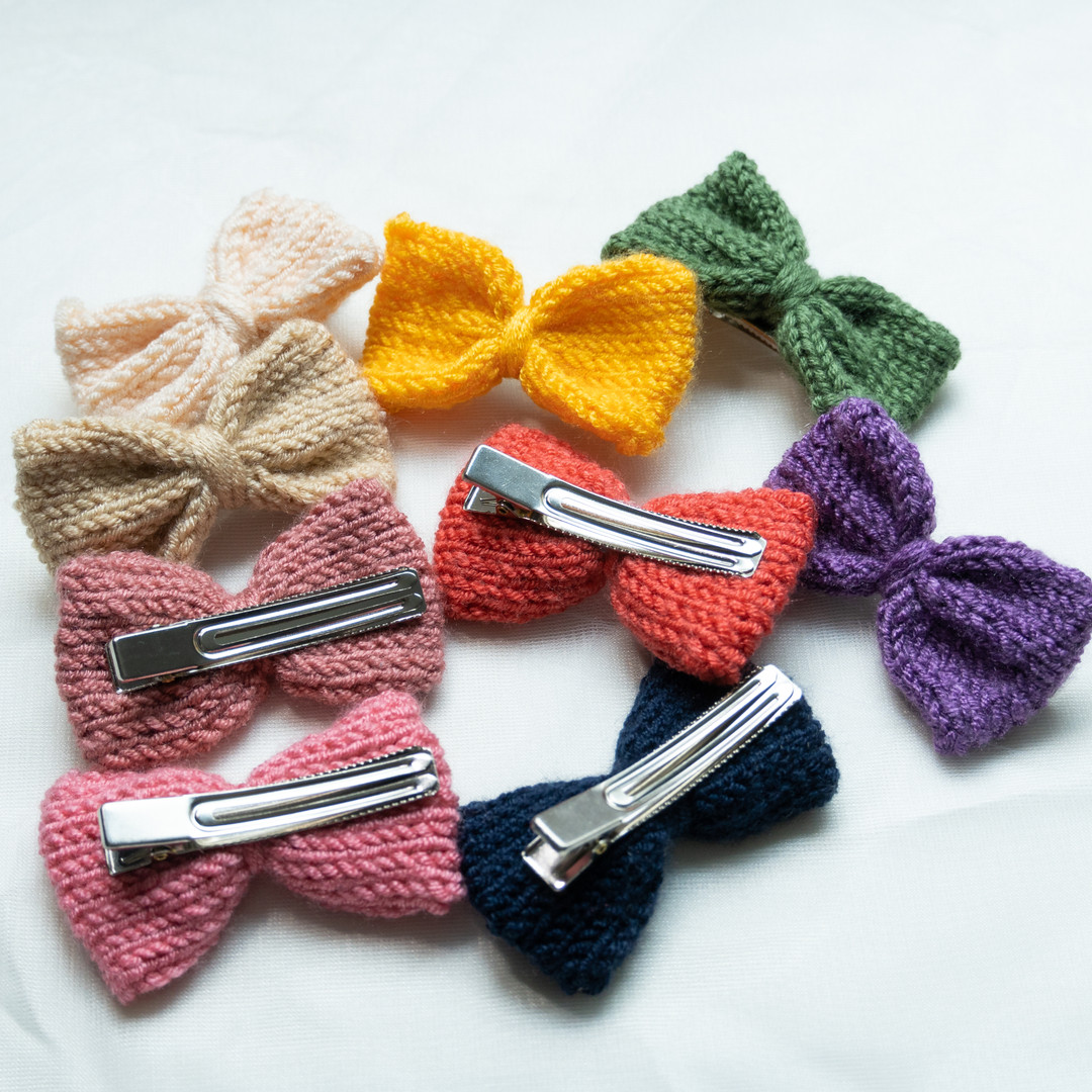 Handmade Knitted Butterfly Tie Clip | idus