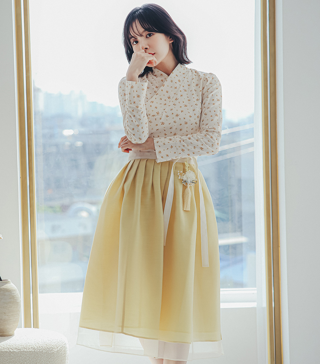 [SOOSULHWA] Daily Hanbok Saetbyeol Waist Skirt | idus