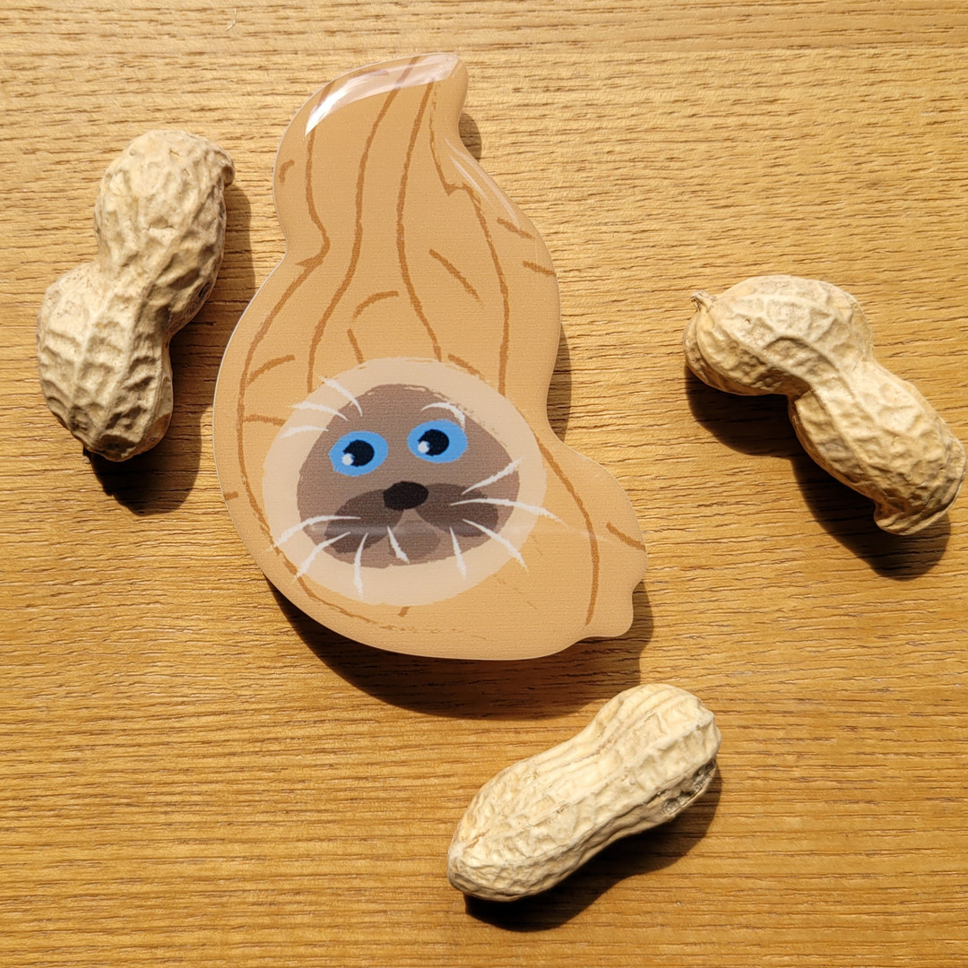 Peanut Epoxy Phone Grip | idus