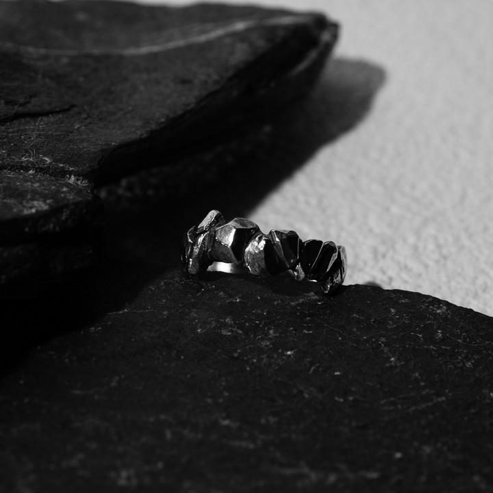 ROUGH STONE RING(925SILVER) | 아이디어스