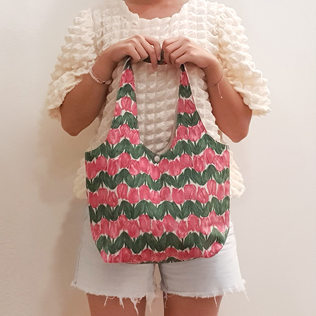 Supiacoco La Tulip Fleur Linen Hobo Fabric Bag Eco Bag | idus