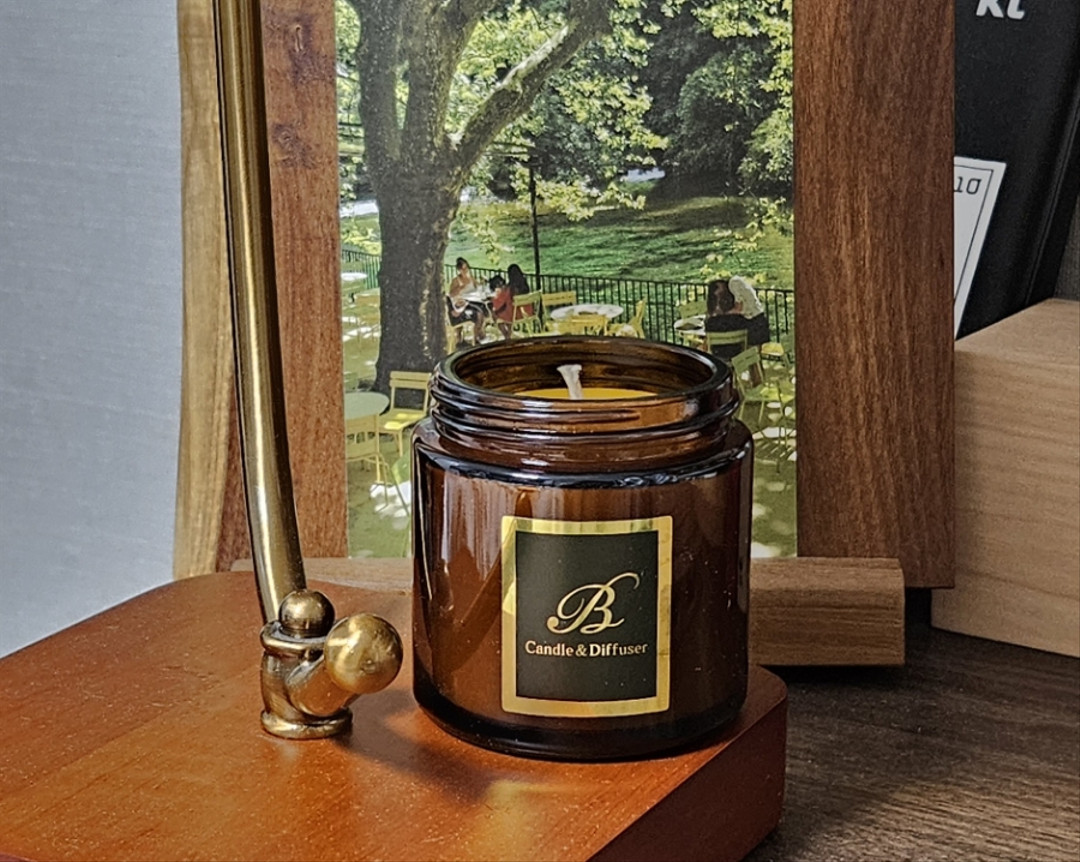 [BES Candle Collection] 30 kinds Aroma of natural German honey beeswax ...