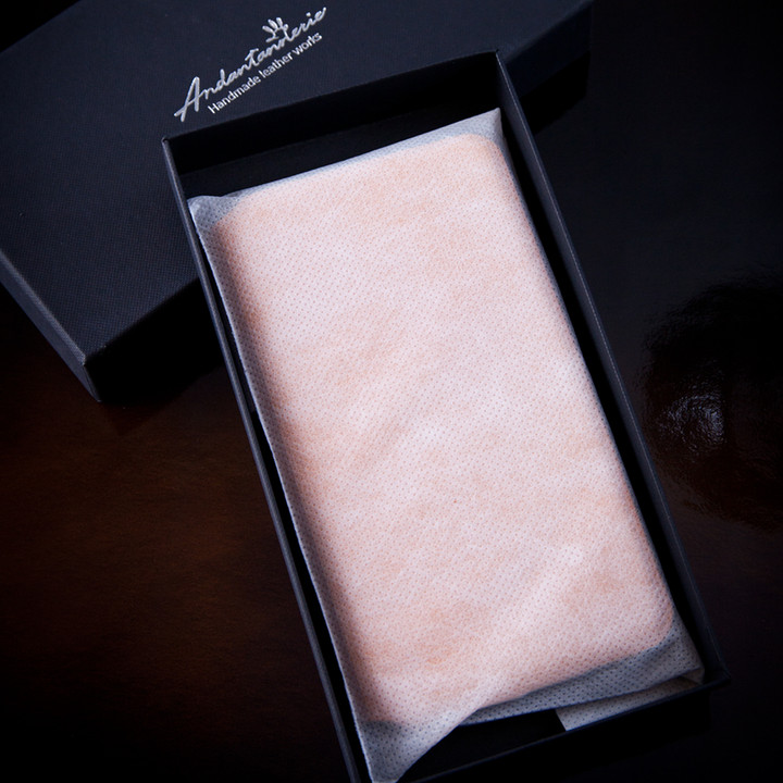 가죽 폰케이스 블랙 네이비 | 아이디어스