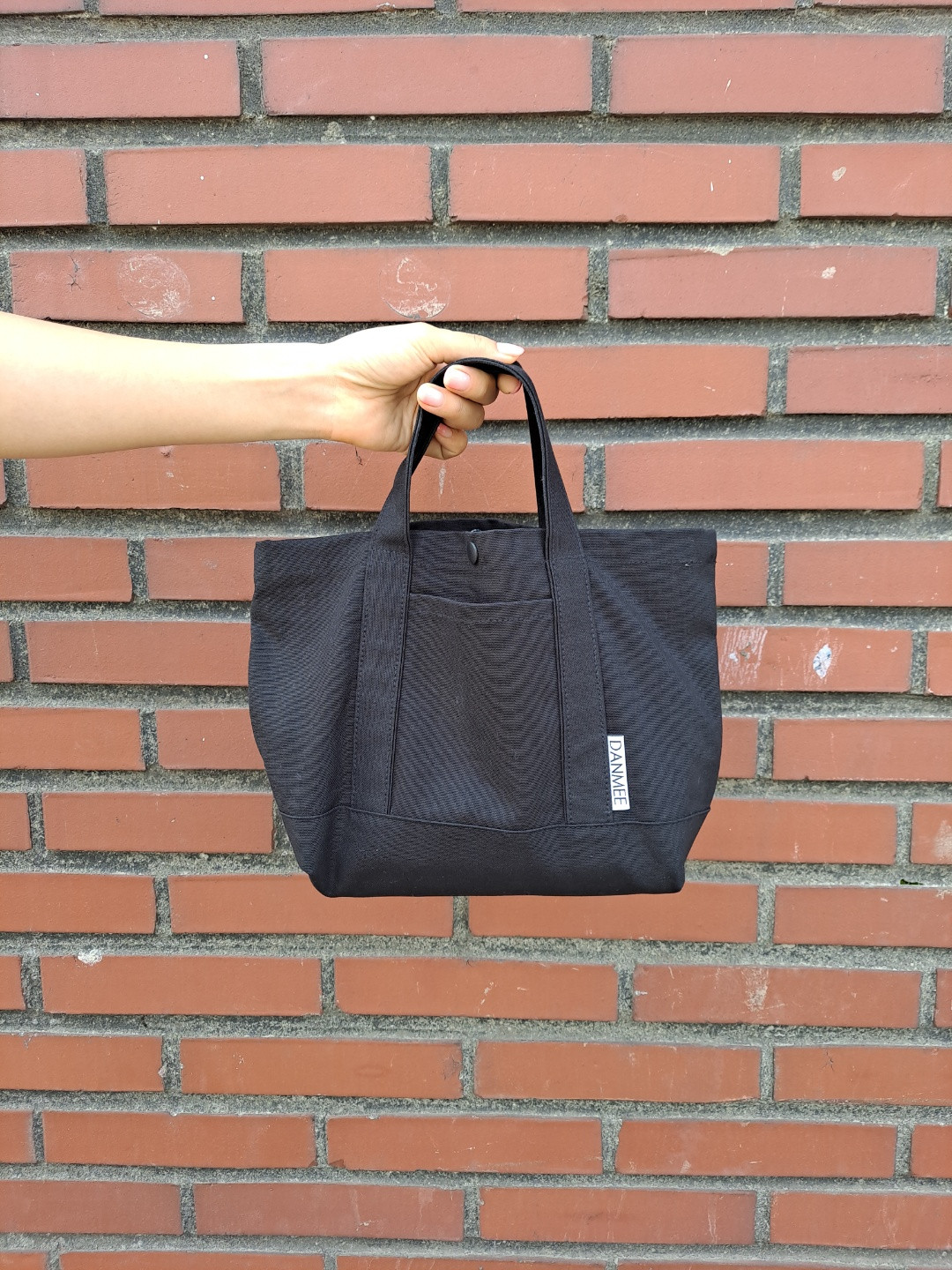 Black mini tote bag | idus