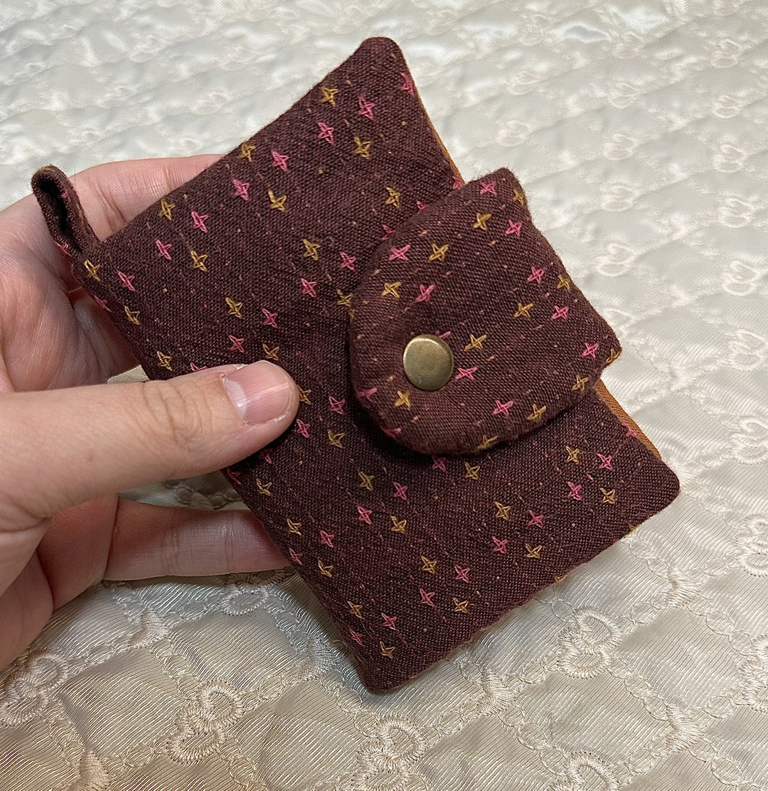 Vintage Handmade Card & Coin Wallet | idus