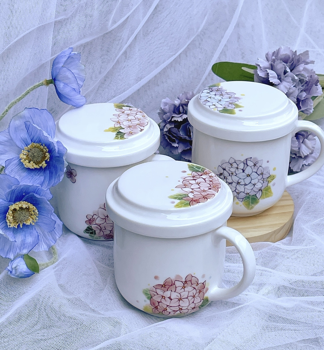 Hydrangea 🌸Tea Mug 1P | idus