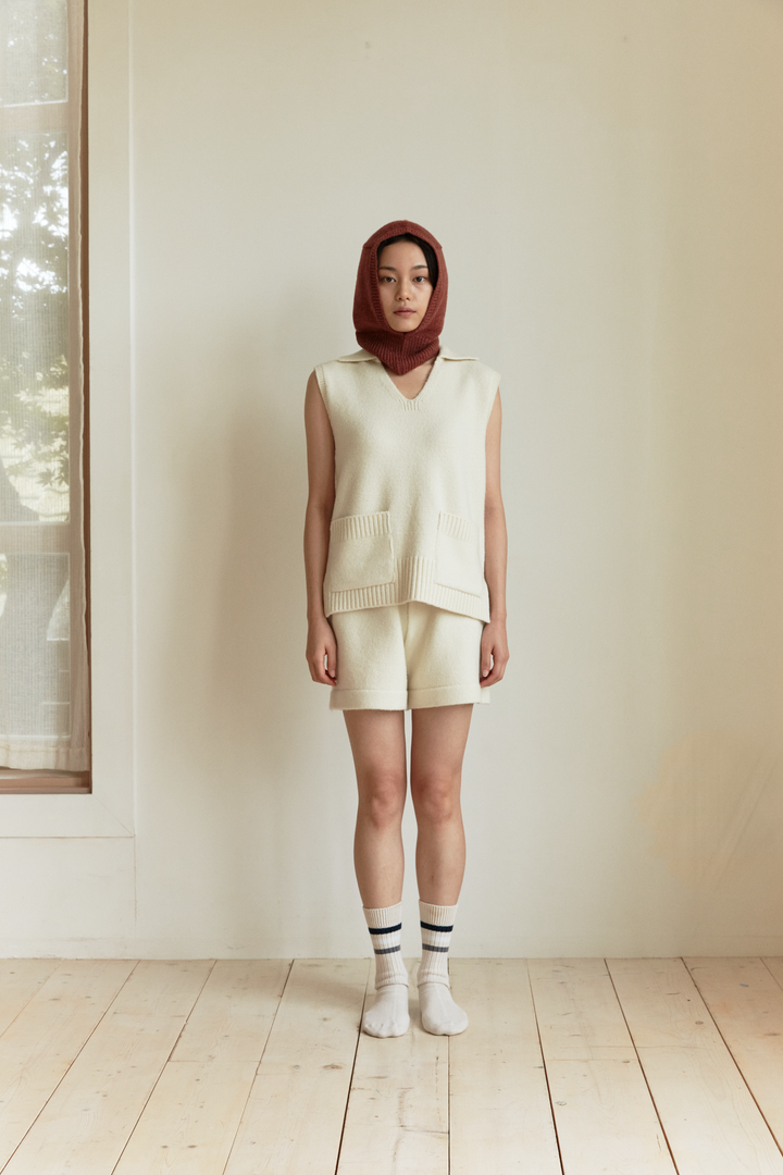 Knit Shorts (Ivory) | 아이디어스