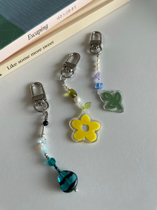 Yellow Spring Keyring 비즈키링 | 아이디어스