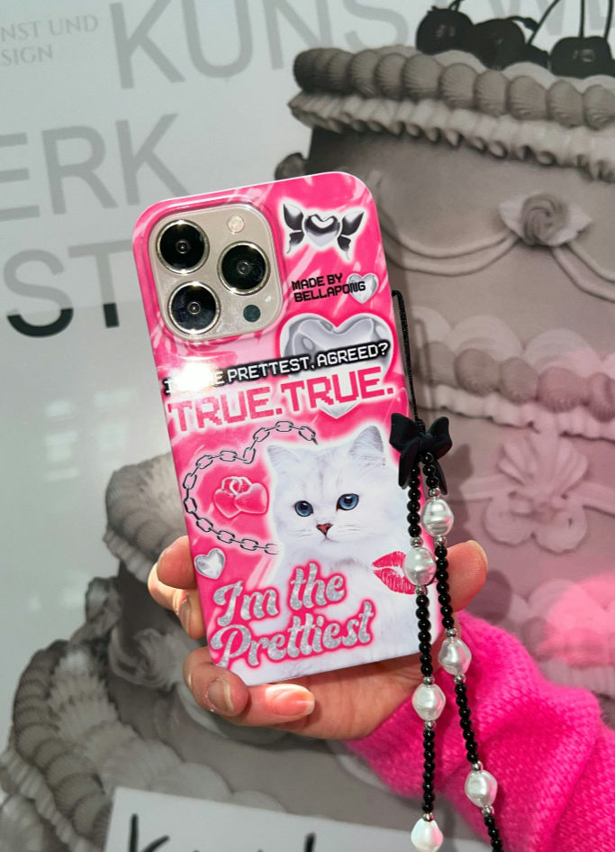 [I'm the prettiest] Hard phone case