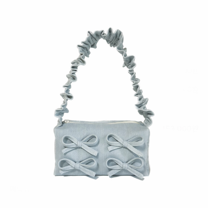 [GAFIA] 데님 리본 백 | 아이디어스