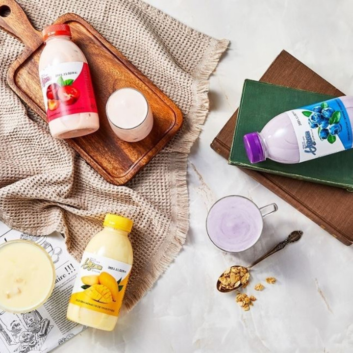 과일요구르트450ml 3종(망고,자두,블루베리) | 아이디어스