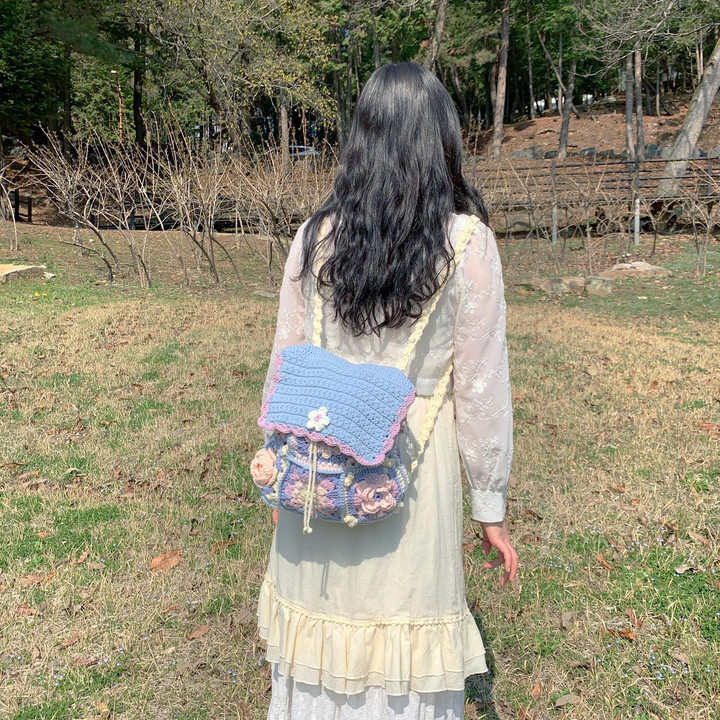 Patchwork Backpack[4colors!] | 아이디어스