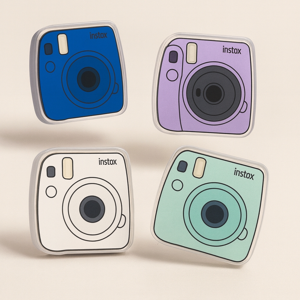 Emotional Refrigerator Magnet Clip Instant Camera Style PolarTax | idus