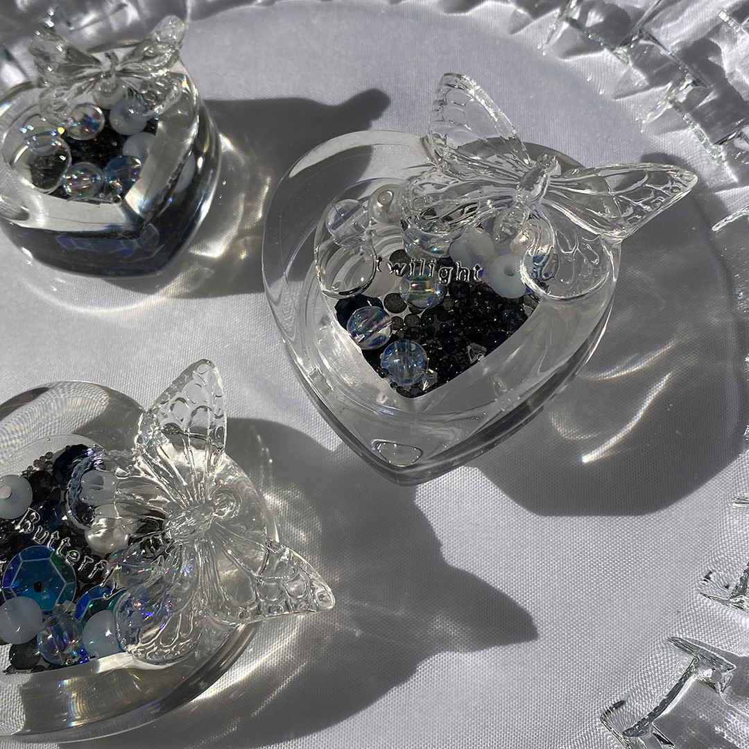 Butterfly Heart Shaker Keyring Grip Smart Tok | idus